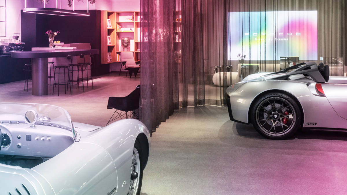 Brand Store Porsche Driven by Dreams in Stuttgart